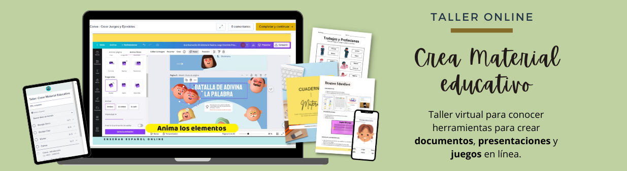 Actividades “por” y “para” para las clases de español – Enseñar Español ...