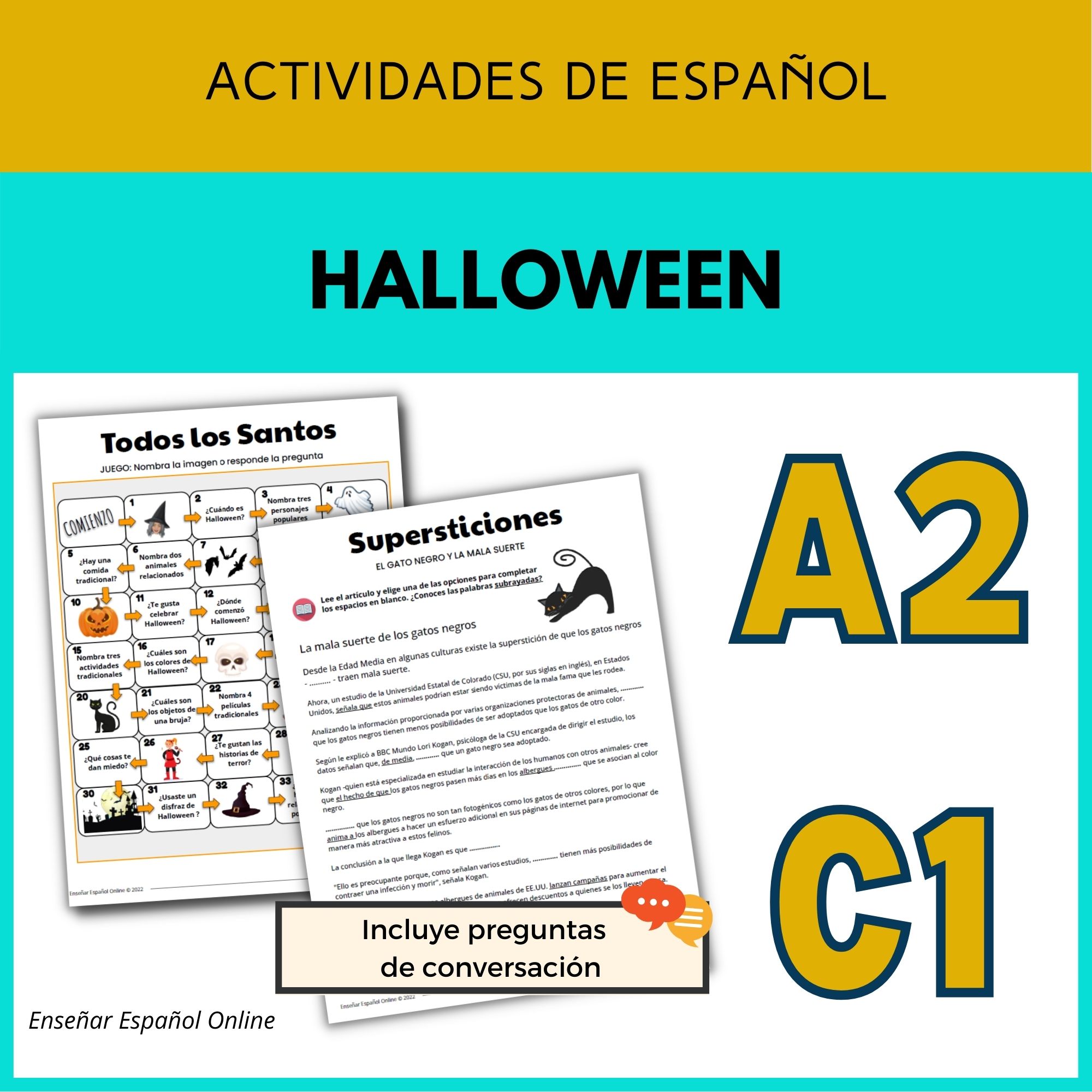 Actividades de Halloween en español – Enseñar Español Online