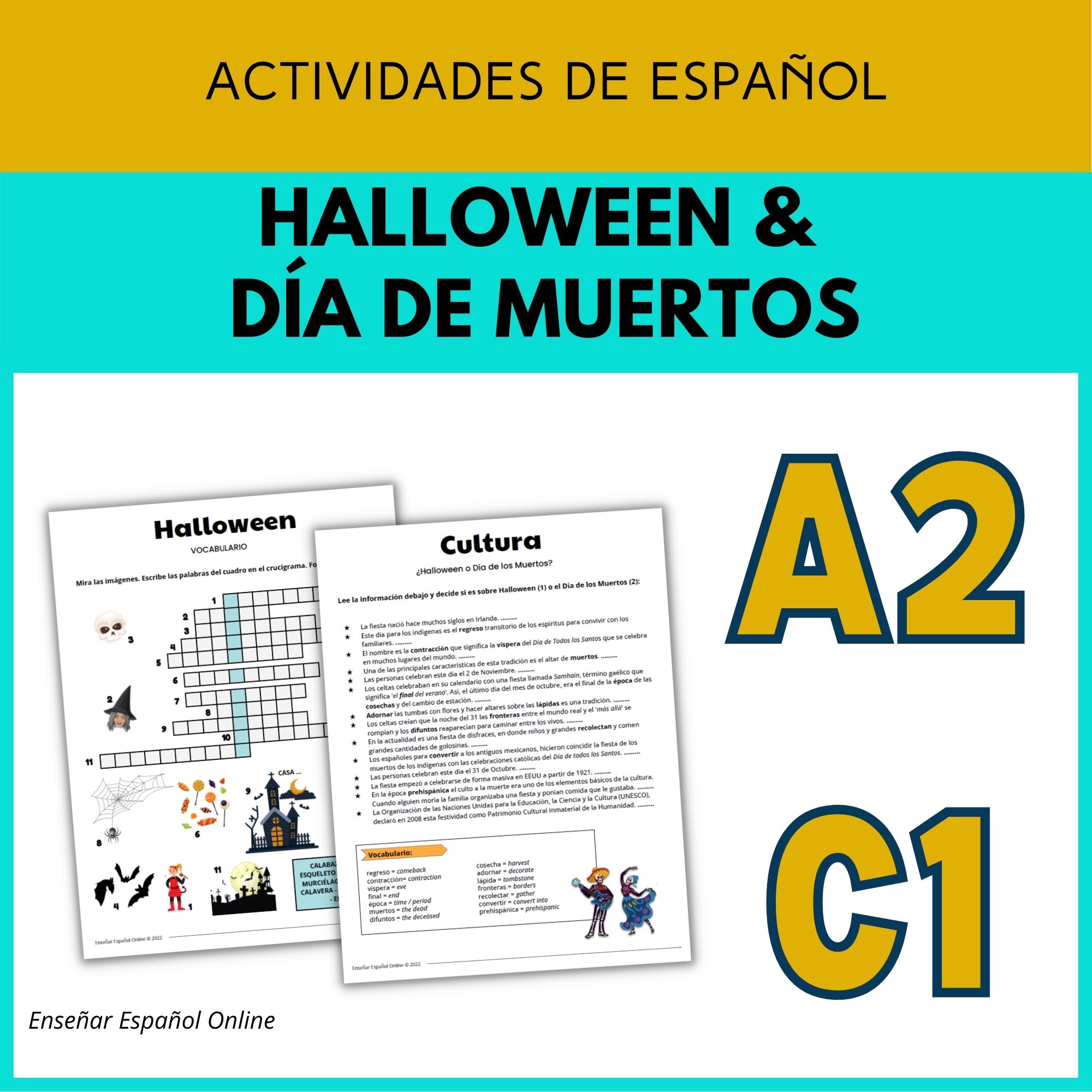 Actividades de Halloween en español – Enseñar Español Online