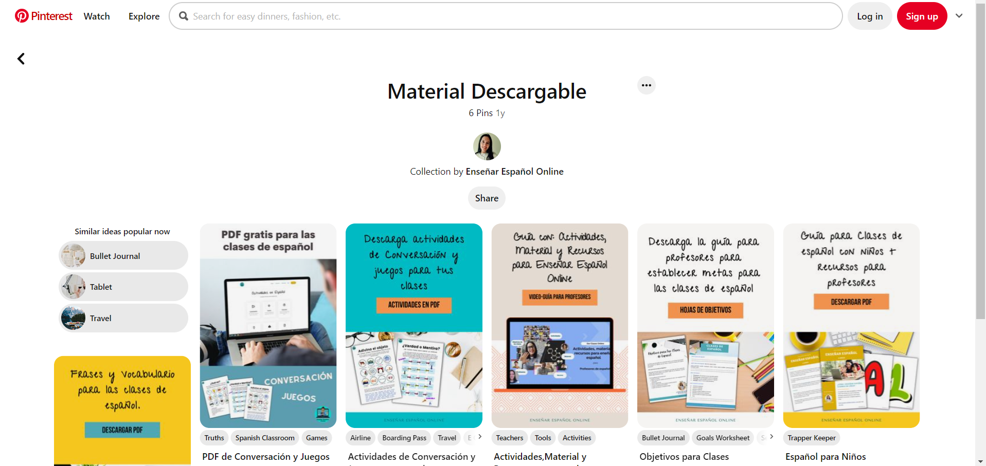 Cómo usar Pinterest para las clases de español – Enseñar Español Online
