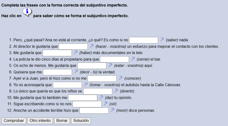 Actividades de gramática C1 para la clase de español en línea – Enseñar ...