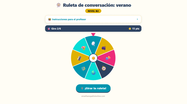 Actividades de Español de Verano – Enseñar Español Online