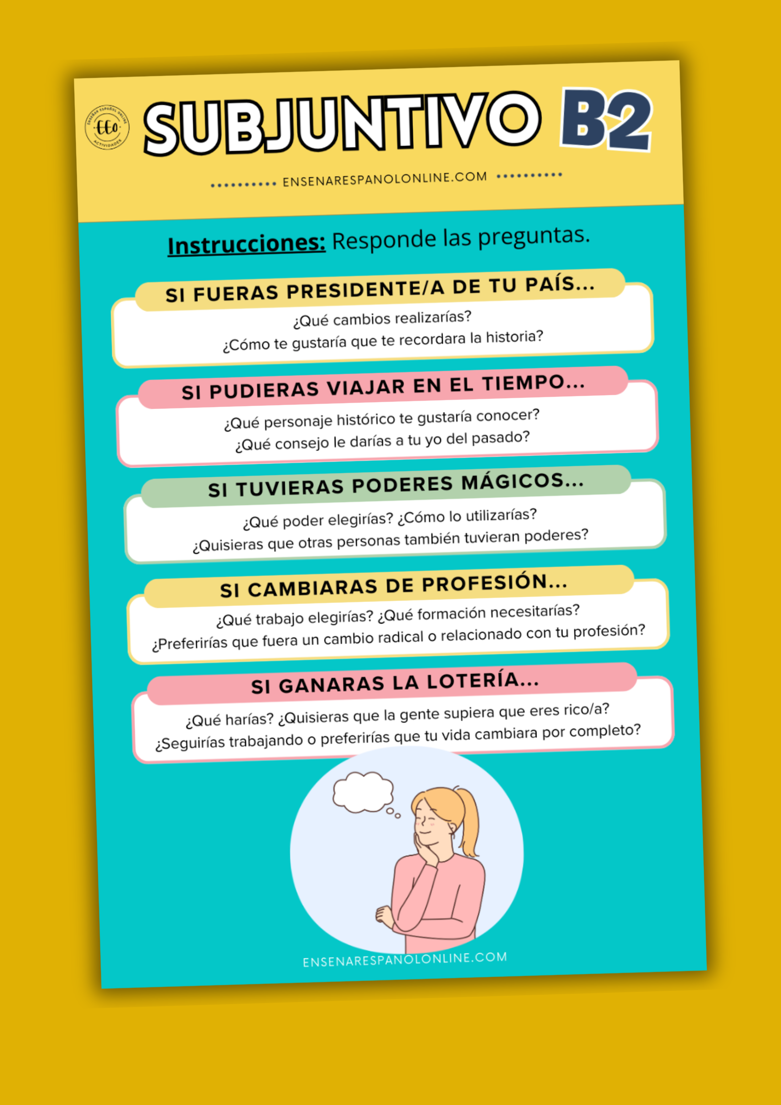 Actividades – Enseñar Español Online